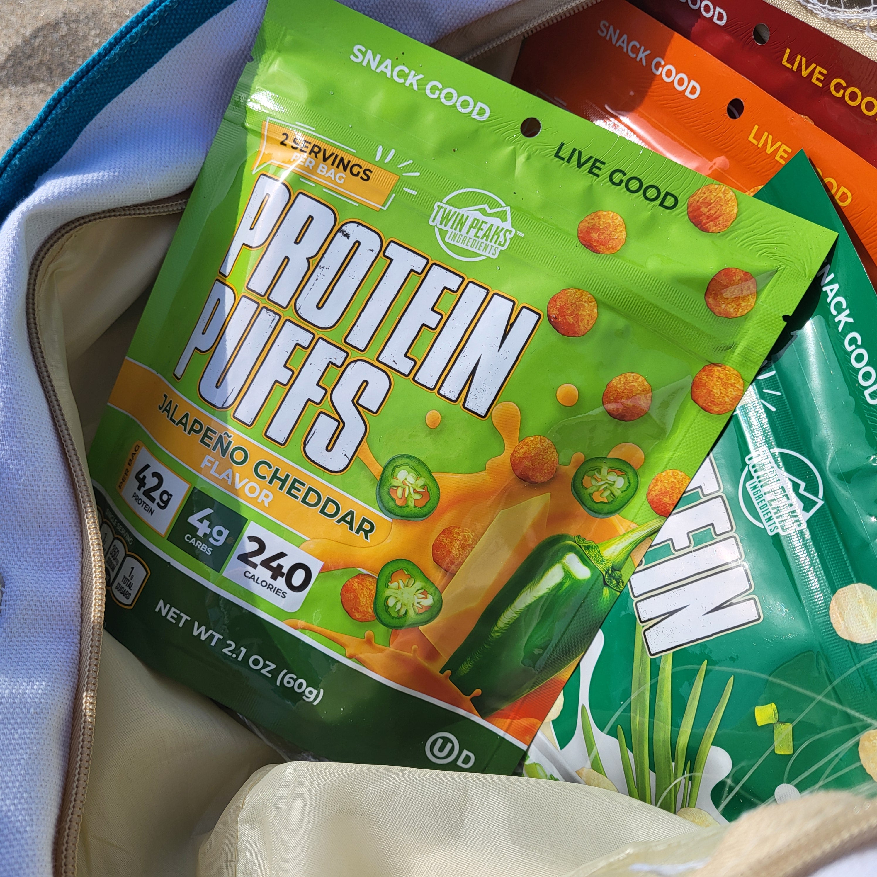 Try One Of Our Flavors | Protein Puffs | TPI Foods – Twin Peaks Ingredients