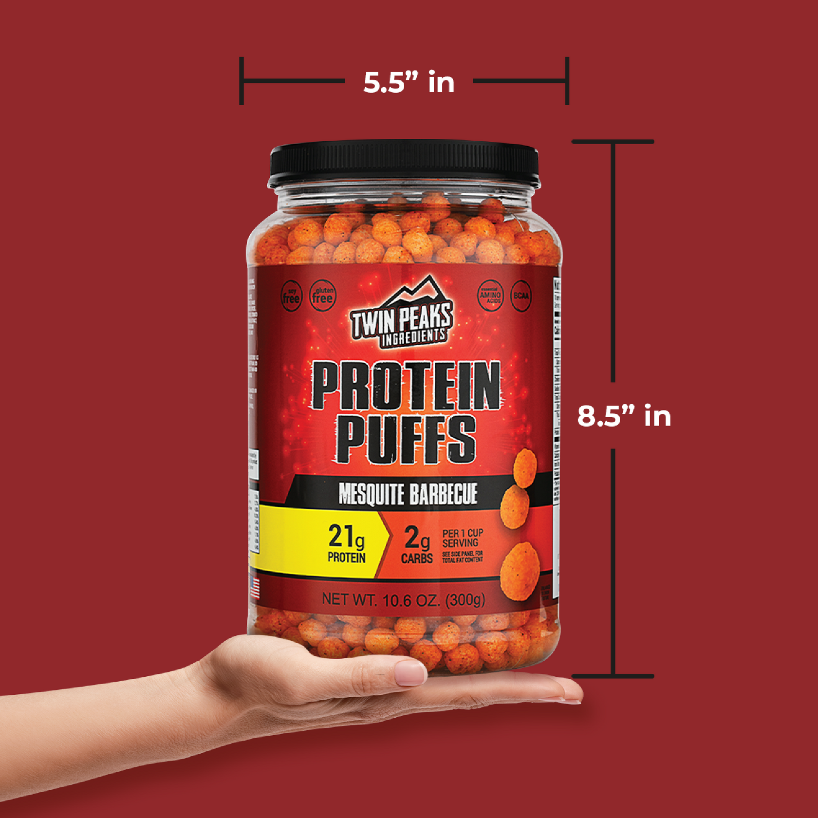 Mesquite BBQ | Protein Puff Snacks | TPI Foods – Twin Peaks Ingredients