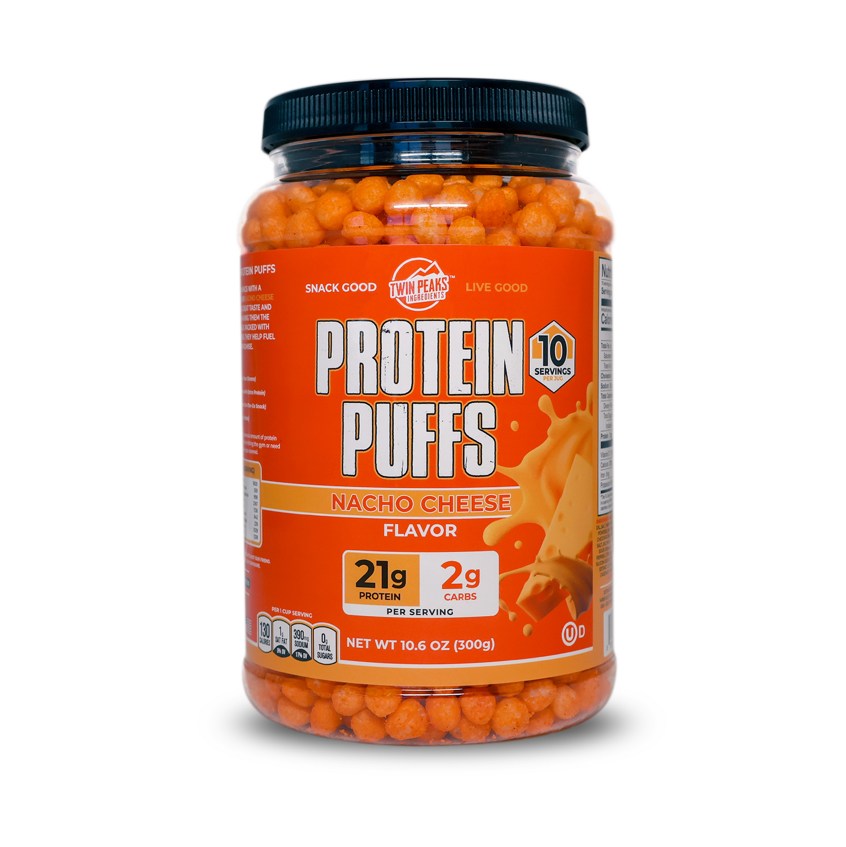 Nacho Cheese | Protein Puff Snacks | TPI Foods – Twin Peaks Ingredients